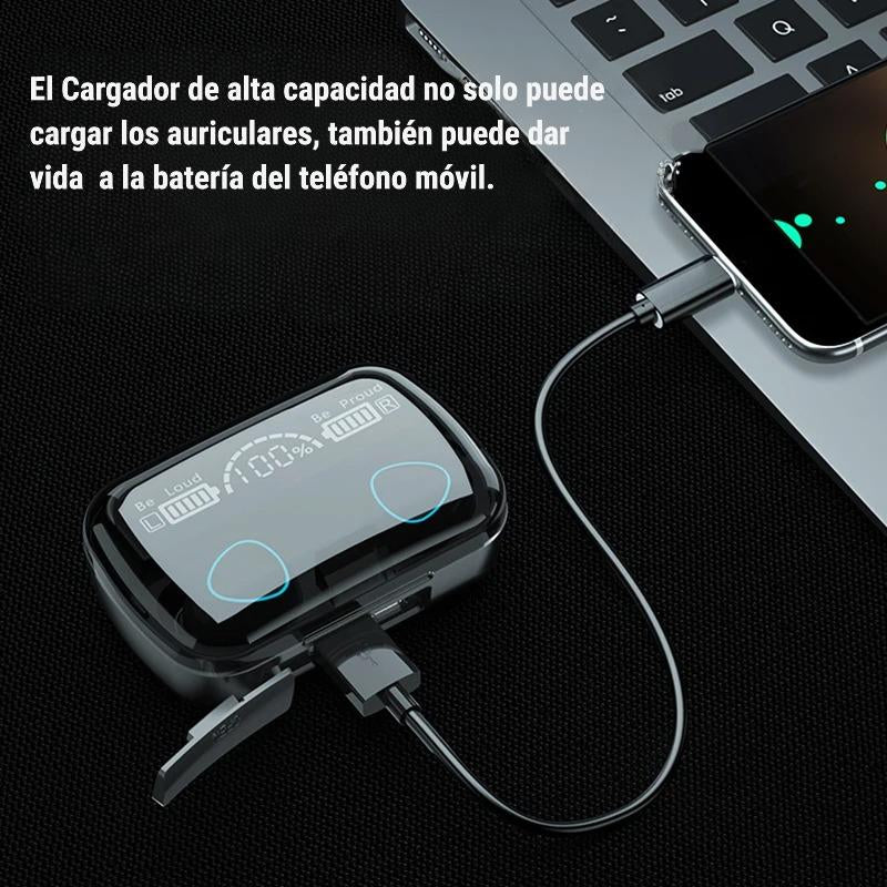Audífonos M10 TWS Bluetooth 5.1 | Sonido Potente y Estuche de Carga Digital – PortalGlobal